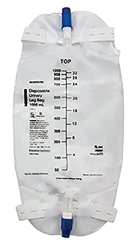 McKesson Urinary Leg Bag - 4605EA - 1,000 mL, 1 Each / Each