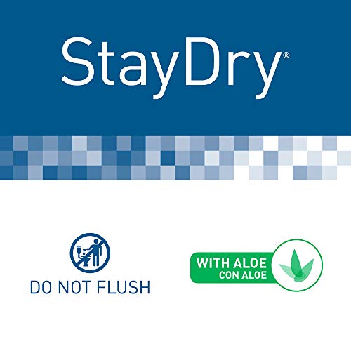 StayDry Adult Wipe or Washcloth 7.5 x 12.5" WPW100, 1 Pack 100 Wipes