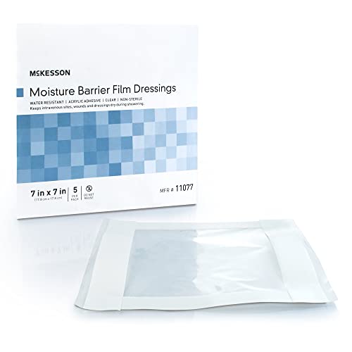 McKesson Wound Protector Clear 7 x 7" 11077, 5 Ct