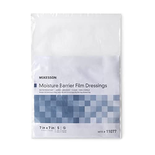 McKesson Wound Protector Clear 7 x 7" 11077, 5 Ct