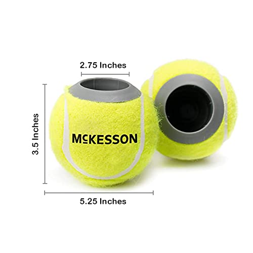 McKesson Walker Glides, Tennis Balls, Replacement Glide Pads, 1 Pair