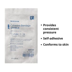 McKesson Cohesive Bandages, Sterile, 3 in x 5 yd, 1 Count, 1 Pack