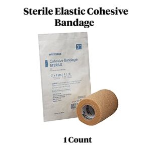 McKesson Cohesive Bandages, Sterile, 3 in x 5 yd, 1 Count, 1 Pack