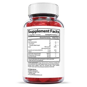 Justified Laboratories (3 Pack) Algarve Keto ACV Gummies 1000MG with Pomegranate Juice Beet Root B12 180 Gummys