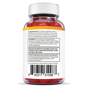 Justified Laboratories (2 Pack) Impact Keto ACV Gummies 1000MG with Pomegranate Juice Beet Root B12 120 Gummys