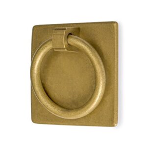 Hardware Philosophy Ring Plate Pulls 2.3 Inches - Set of 2 - Architectural, Interior Design, Furniture Cabinet Customization Hardware