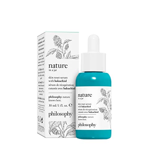 philosophy nature in a jar skin reset serum with bakuchiol, 1 fl. oz.