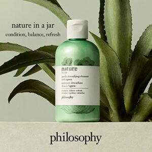 philosophy nature in a jar - gentle detoxifying cleanser with agave, 8 oz