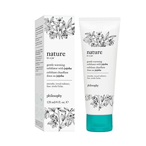 philosophy nature in a jar - gentle warming exfoliator with jojoba, 4 oz