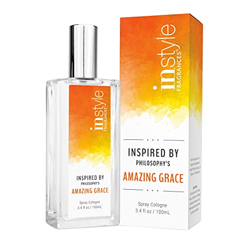 Instyle Fragrances | Inspired by Philosophy's Amazing Grace | Women’s Eau de Toilette | Vegan, Paraben Free, Phthalate Free | 3.4 Fluid Ounces