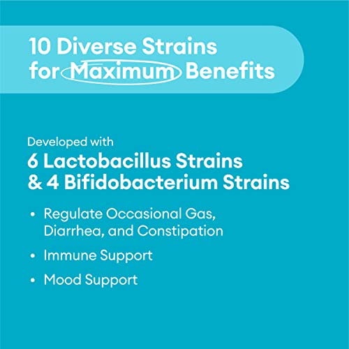 Physician's CHOICE Probiotics 60 Billion CFU - 10 Unique Strains + Organic Prebiotic, Crafted for Overall Digestive Health, Gut Health, Occasional Constipation, Gas & Bloating - 2 Month Supply