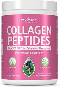 collagen peptides powder – hydrolyzed protein(type i & iii) – digestive enzymes – keto collagen powder for women & men – hair, skin, joints & workout recovery aid – grass fed, non-gmo, gluten-free