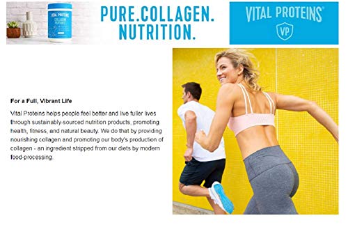 Vital Proteins Natural Whole Nutrition Collagen Peptides - Pasture Raised, Grass Fed, Paleo Friendly, Gluten Free, Single Ingredient - 24 Ounce