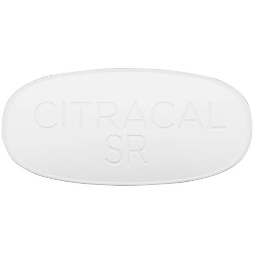 CITRACAL Slow Release 1200, 1200 mg Calcium Citrate and Calcium Carbonate Blend with 1000 IU Vitamin D3, Bone Health Supplement for Adults, Once Daily Caplets, 185 Count