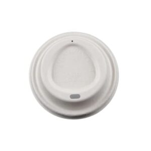 12oz Certified Compostable Coffee Cups by Living Balance | 75 cups with Bagasse Lids, Stirrers, and Integrated Sleeves