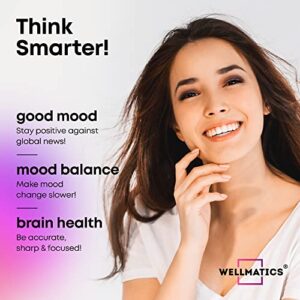 Wellmatics Vitamin B12 Sublingual - Premium B12 Vitamin 5000 mcg - Made in The USA - Methylcobalamin B12 Liquid Supplement - Natural Energy, Mood & Metabolism Increase - Vegan B12 Drops - 2 fl oz