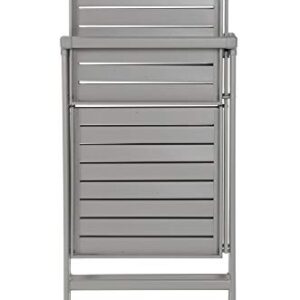 Cosco Indoor/Outdoor Serving Cart, Folding, Silver