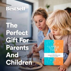 BestSelf Little Talk Deck - Kids Conversation Cards for Families with 50 Prompts