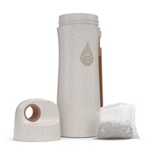 pH CONSCIOUS Alkaline Wheat Straw Water Bottle + ON-THE-GO 30g 3 pk Bundle