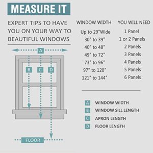 H.VERSAILTEX Premium Blackout Curtains for Living Room 84 Inches Length, Blackout Curtains for Bedroom Thermal Insulated Drapes - Chocolate Brown， 1 Panel