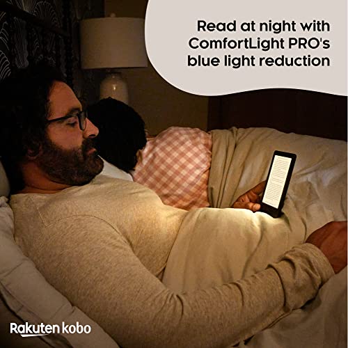 Kobo Clara 2E | eReader | Glare-Free 6” HD Touchscreen | ComfortLight PRO Blue Light Reduction | Adjustable Brightness | WiFi | 16GB of Storage | Carta E Ink Technology | Waterproof