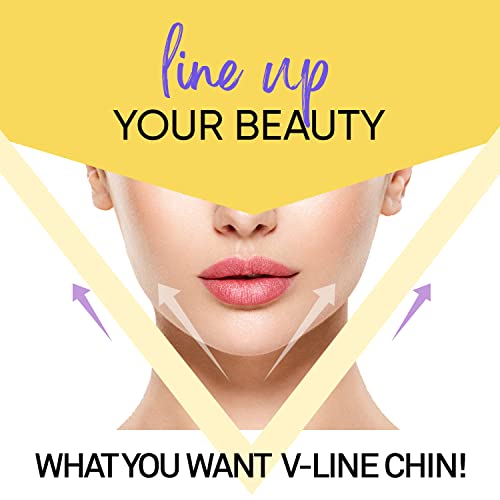 Ashania Double Chin Reducer V Line Lifting Face Mask Double Chin Eliminator Slimming Face Lift Strap Double Chin Skin Care 7 Piece