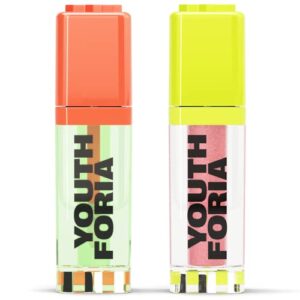 youthforia byo blush – green color changing liquid blush oil, 6.5 ml gel blush contour liquid korean blush, liquid blush for cheeks youthforia dewy gloss – hydrating and nourishing korean lip gloss