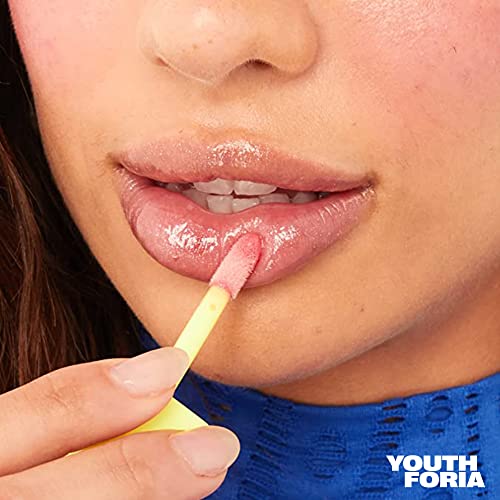 Youthforia Dewy Gloss, Hydrating & Nourishing Tinted Lip Oil For High Shine, Reduces Appearance Of Dry Lips, Vegan & Cruelty-Free, Coral Fixation