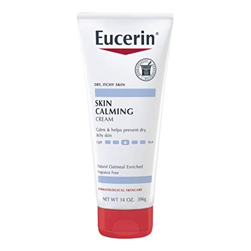 Eucerin Skin Calming Cream - Full Body Lotion for Dry, Itchy Skin, Natural Oatmeal Enriched - 14 oz. Tube