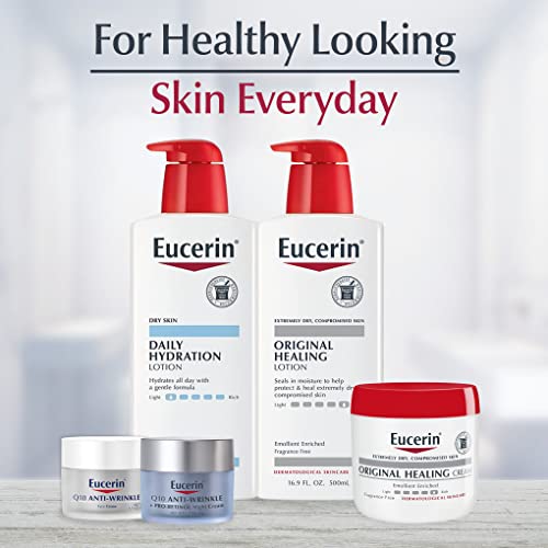 Eucerin Original Healing Rich Body Lotion, Body Lotion for Dry Skin, 16.9 Fl Oz Pump Bottle