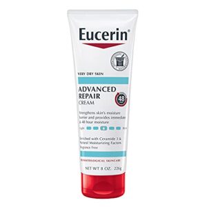 eucerin advanced repair body cream, body cream for very dry skin, 8 oz tube