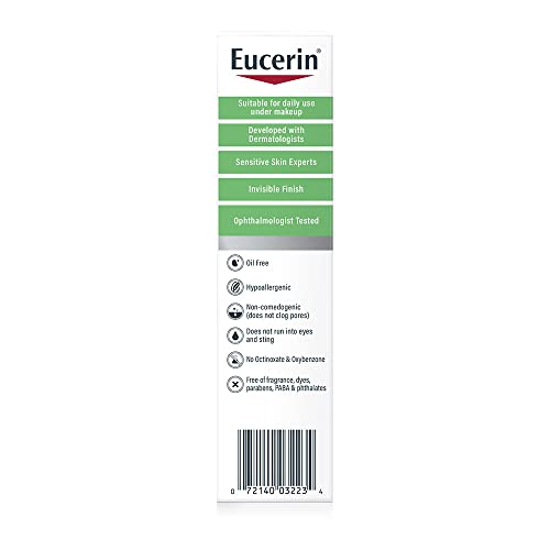 Eucerin Sun Oil Control SPF 50 Face Sunscreen Lotion with Oil Absorbing Minerals, 2.5 Fl Oz Bottle