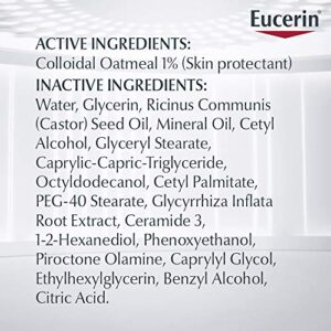 Eucerin Eczema Relief Cream - Full Body Lotion for Eczema-Prone Skin - 8 Ounce (Pack of 3)