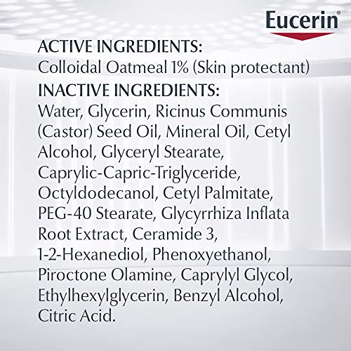 Eucerin Eczema Relief Cream - Full Body Lotion for Eczema-Prone Skin - 8 Ounce (Pack of 3)