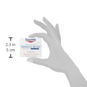 Eucerin Redness Relief Night Creme - Gently Hydrates To Reduce Redness-Prone Skin At Night - 1.7 oz Jar