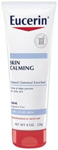 eucerin skin calming, fragrance free crème, 8 oz