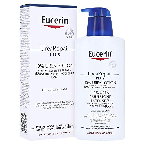 3x Eucerin UreaRepair Plus 10% Urea Lotion 400ml