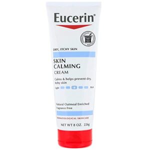 eucerin skin calming, fragrance-free creme 8 oz