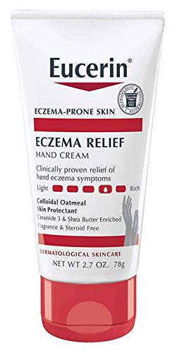 Eucerin Creme Eczema Relief Hand 2.7 Ounce Tube (80ml) (2 Pack)