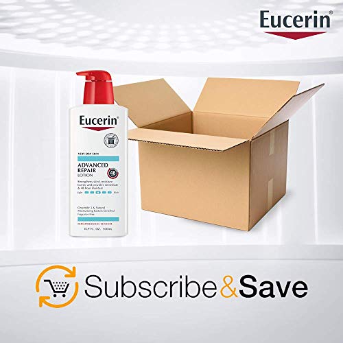 Eucerin Advanced Repair Lotion - Fragrance Free, Full Body Lotion for Very Dry Skin - 16.9 fl. oz. Pump Bottle