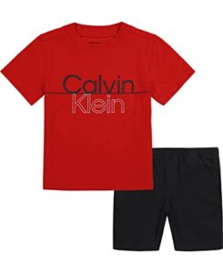 calvin klein 2 pieces short set