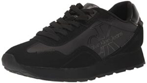 calvin klein men’s eden sneaker, black 001, 11