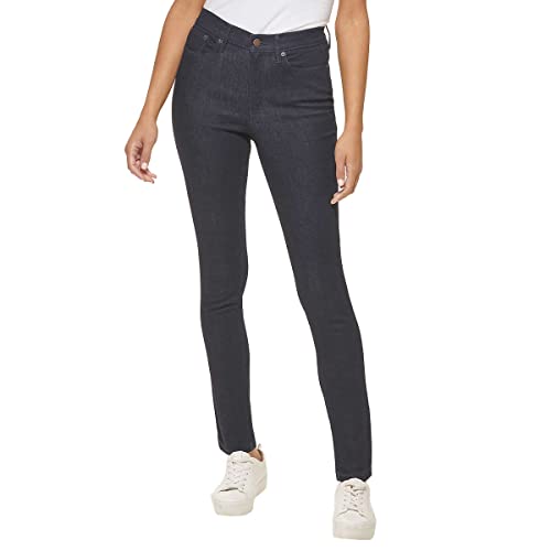 Calvin Klein Jeans Ladies' High Rise Jeans - Dark Blue 10