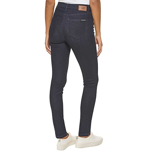 Calvin Klein Jeans Ladies' High Rise Jeans - Dark Blue 10