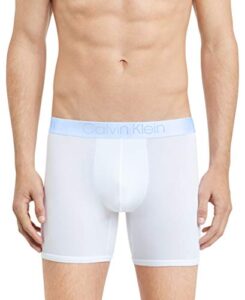 calvin klein men’s ultra soft modal boxer briefs, white, m