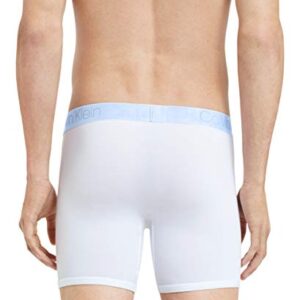 Calvin Klein Men's Ultra Soft Modal Boxer Briefs, White, M