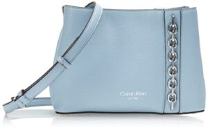 calvin klein adeline triple compartment crossbody, cloud