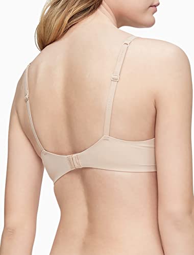 Calvin Klein Perfectly Fit Lightly Lined T-Shirt Bra with Memory Touch, Bare, 34B