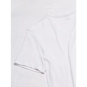 Calvin Klein Men's Ultra-Soft Modal Lounge Short Sleeve V-Neck Undershirt , White, M