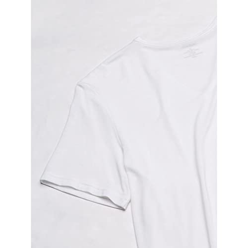 Calvin Klein Men's Ultra-Soft Modal Lounge Short Sleeve V-Neck Undershirt , White, M